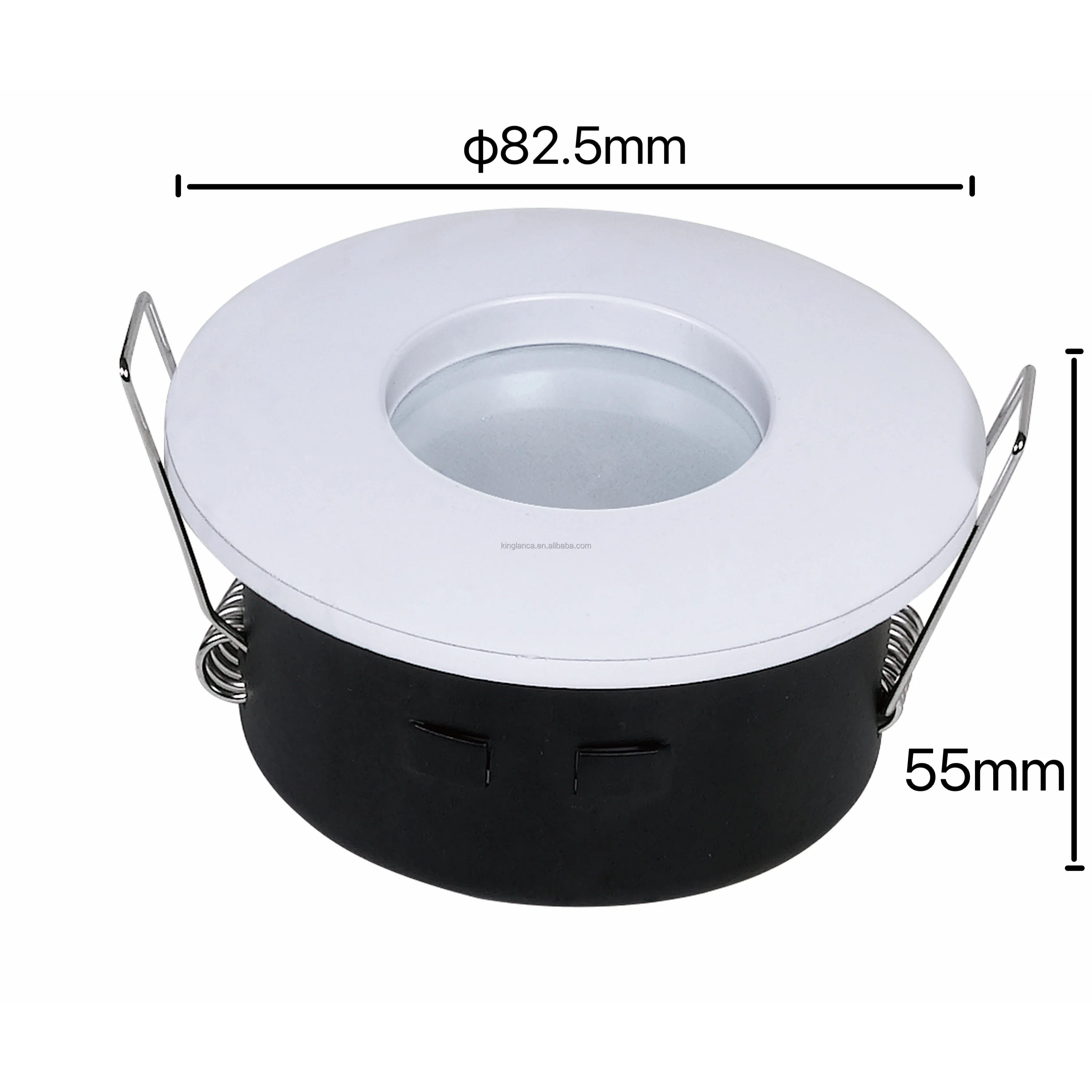 Mr16 Gu10 Downlight Housing Aluminum Anti Glare Square Lamp Spotlight ...