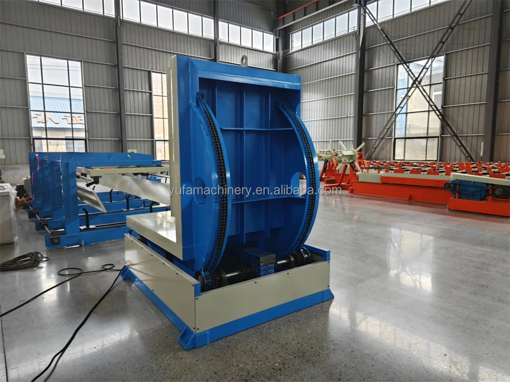 America Turn over 90 Degree Steel Coil Upender Machine