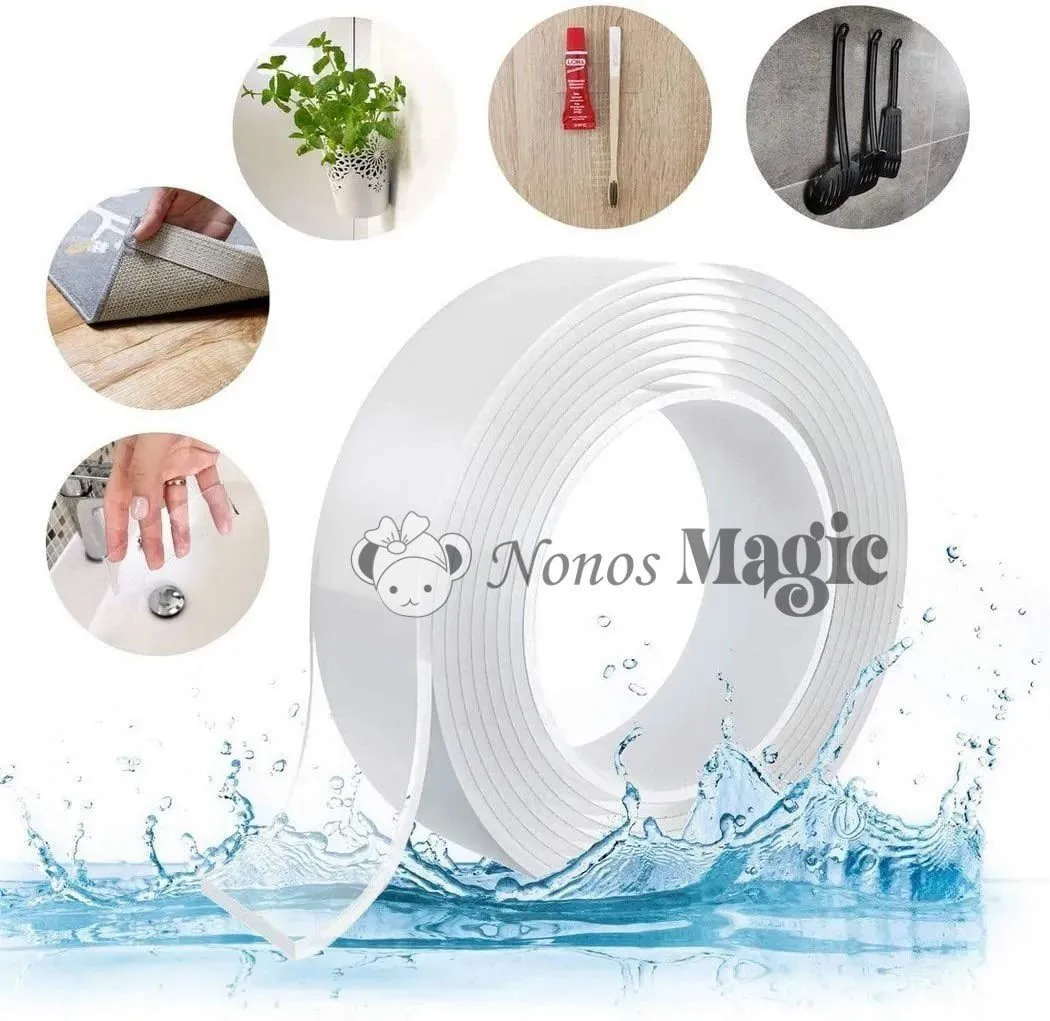Multi-functional Nano Adhesive Tape 5m Reusable Acrylic Adhesive Double ...