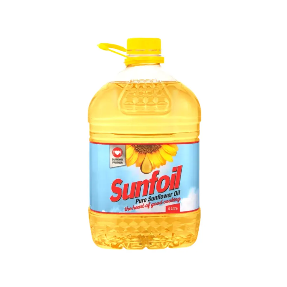Premium Sunfoil Sunflower Oil 4l - Pure Sunflower Seed Oil,Mineral And ...