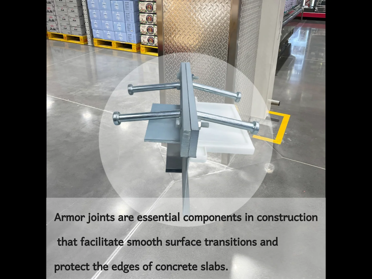 Metal Armoured Joint Concrete Slab Armor Joint Building Armoured Joint ...