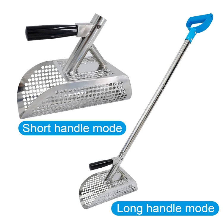 Long and Short Handles Metal Detector Sand Scoop Steel Tool