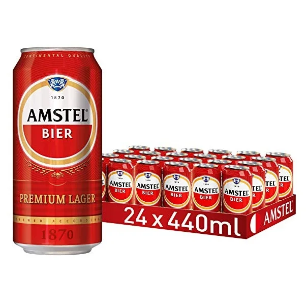 Amstel Bier Lager Beer Can-24 X 440 Ml/ Amstel Bier Beer Bottles ...