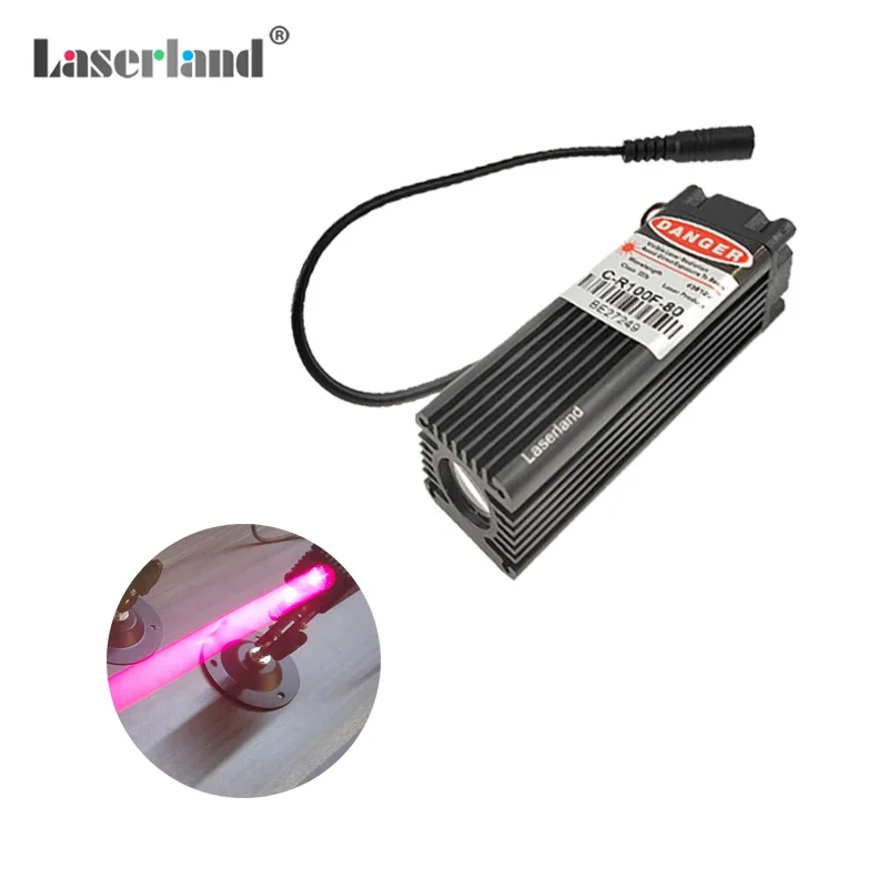 638nm Red Dot Fat Beam Laser Diode Module for Stage Lighting Escape ...
