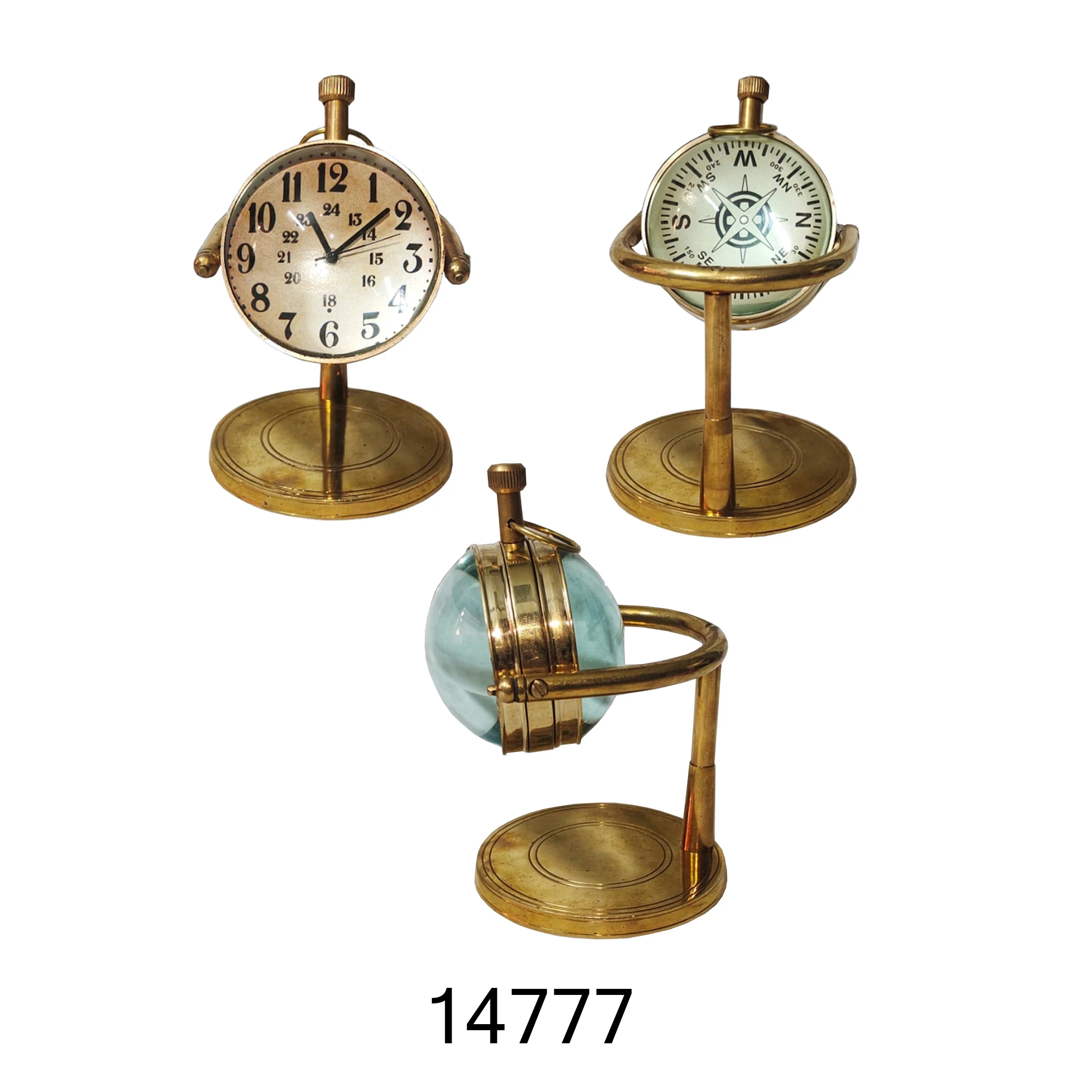 Wholesale Supplier Wheel Telegraph Clock With Compass Pen Holder ...