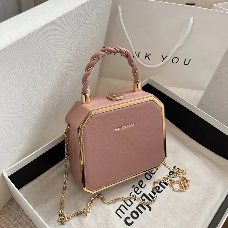 Women New Small Cross Bags Foreign Style Casual Simple Handbag Box ...