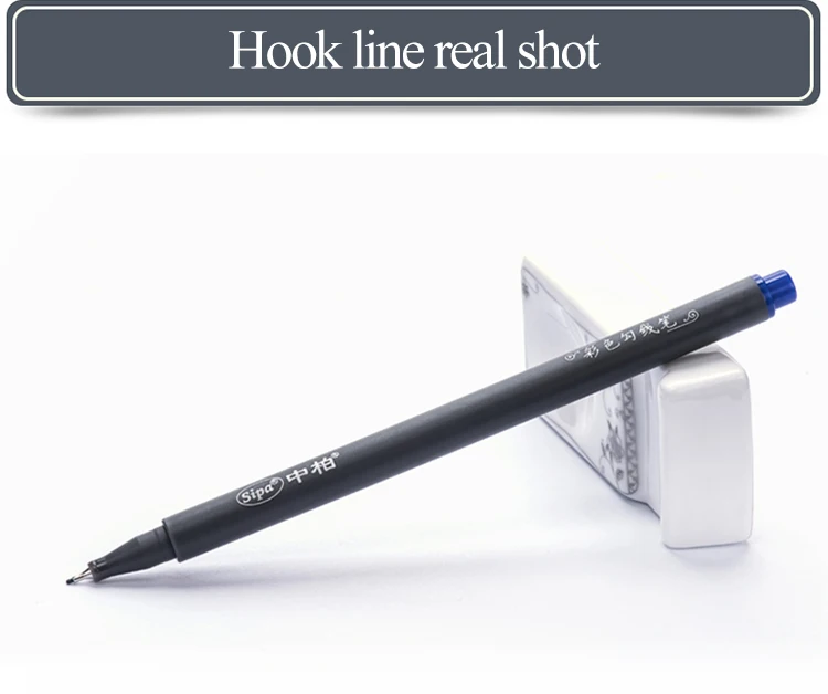 SIPA SR153 Color Hook Line Fine Liner Pen - 10/24 Colors