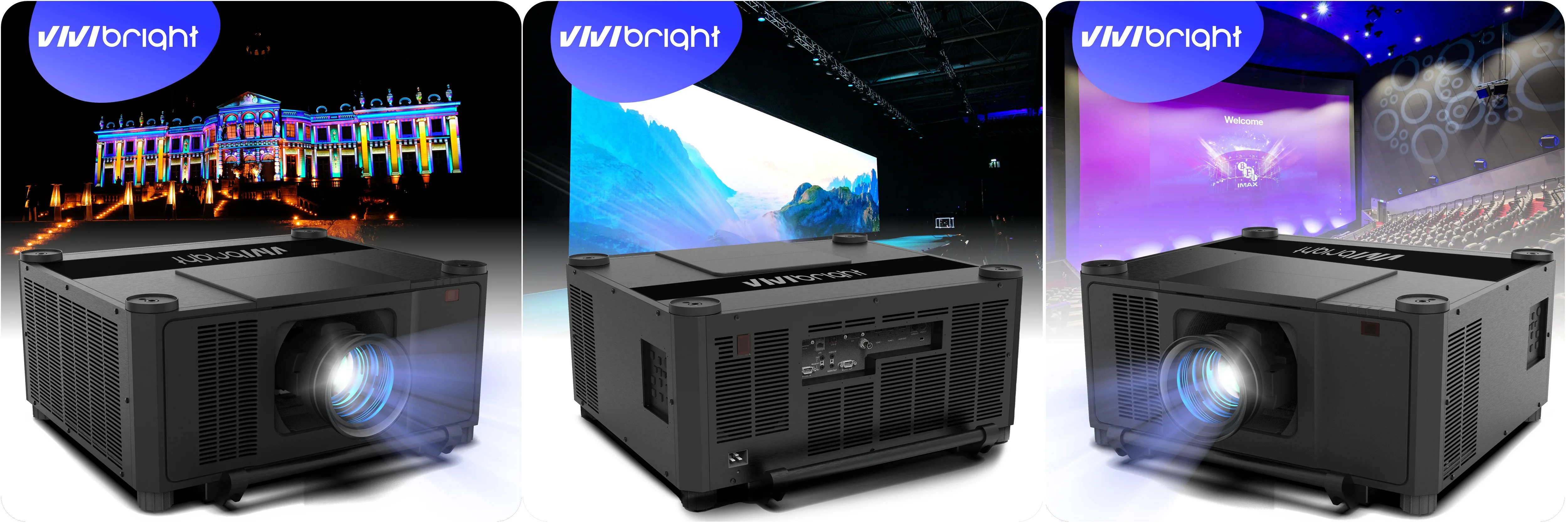 VIVIBRIGHT ZT9000 Projector, Large Venue Projector for Concert Arenas ...