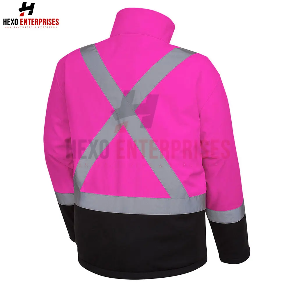 2024 New Arrival Reflective Safety Winter Jacket Workwear Waterproof ...