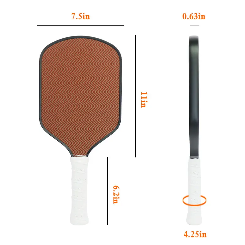 Xs43 Edge Edgeless Pickleball Paddle Kevlar 10mm Thermoformed Carbon ...
