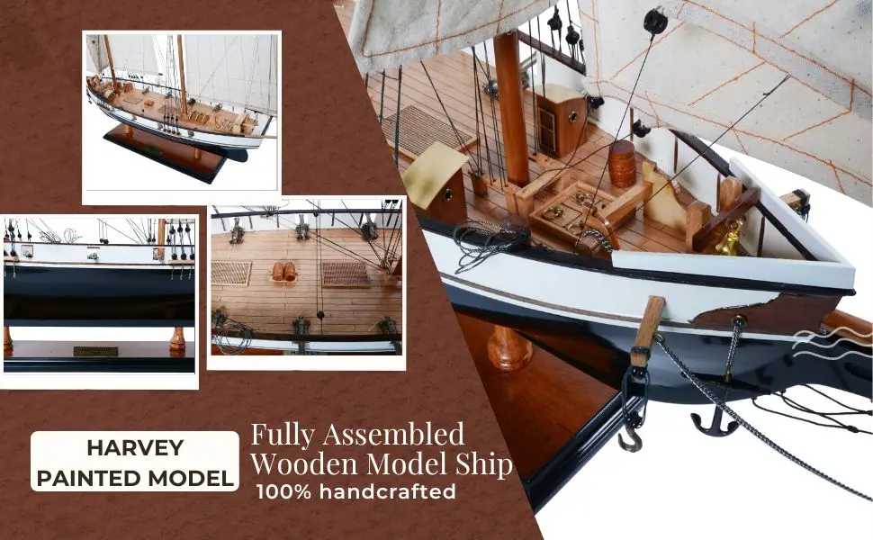 Harvey Painted Ship Model | Sample Available - Buy Amerigo Vespucci ...