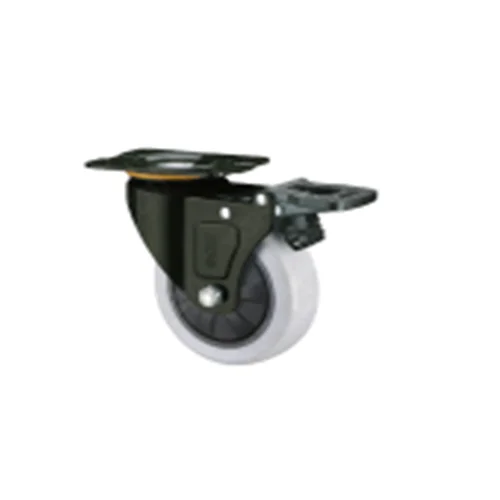 Cheap 100mm X 32mm Fixed Stand Loading 135kg Grey Wheel Polyolefin (pp ...