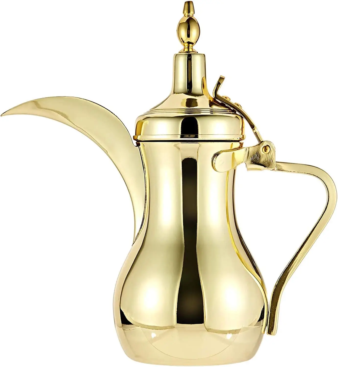 Stainless Steel 350ml Arabic Dallah For Coffee Pot Tea Pot With Large ...