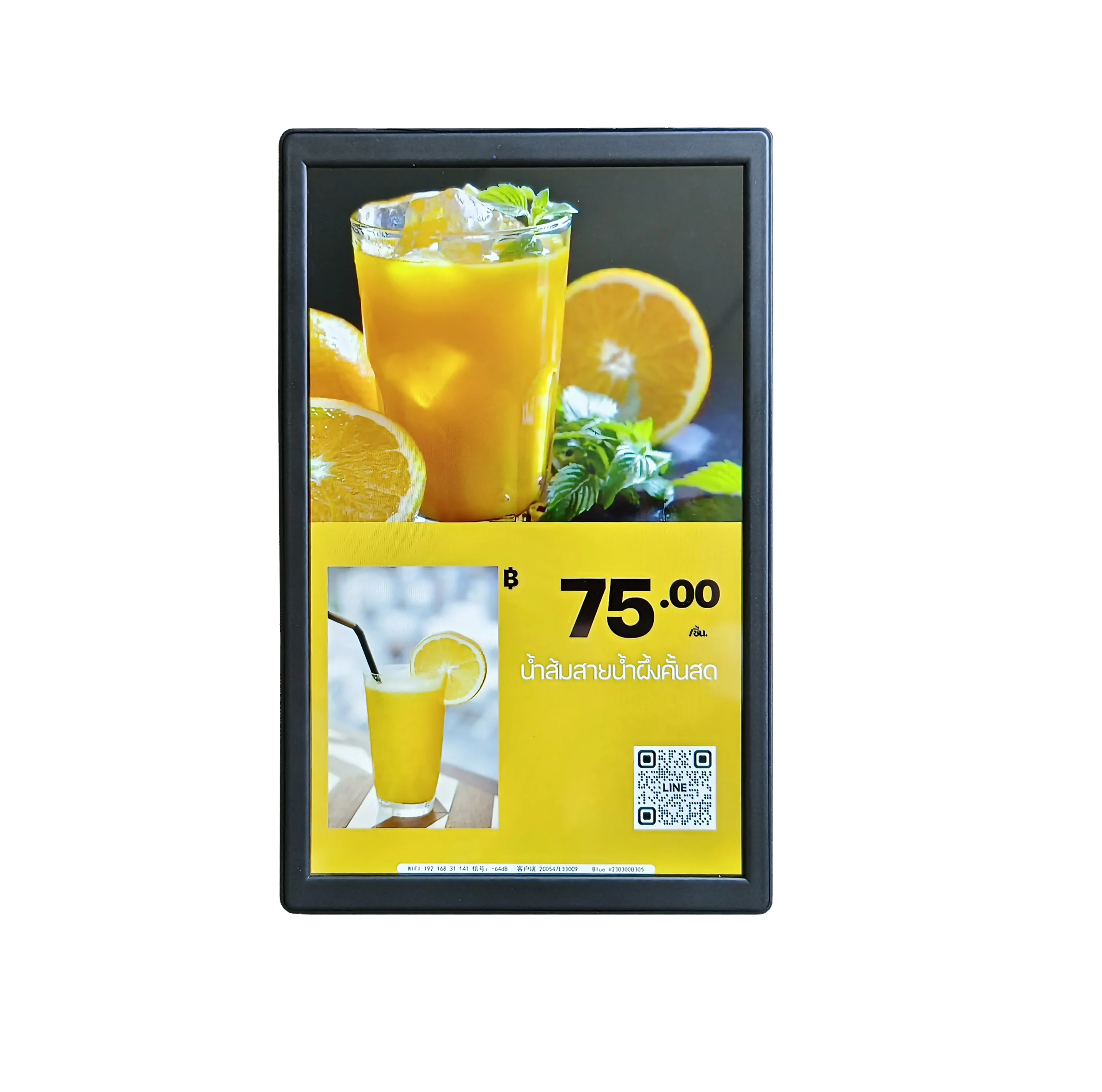 Customizable Small Advertising Display Wifi Connection 10.1" Electric ...