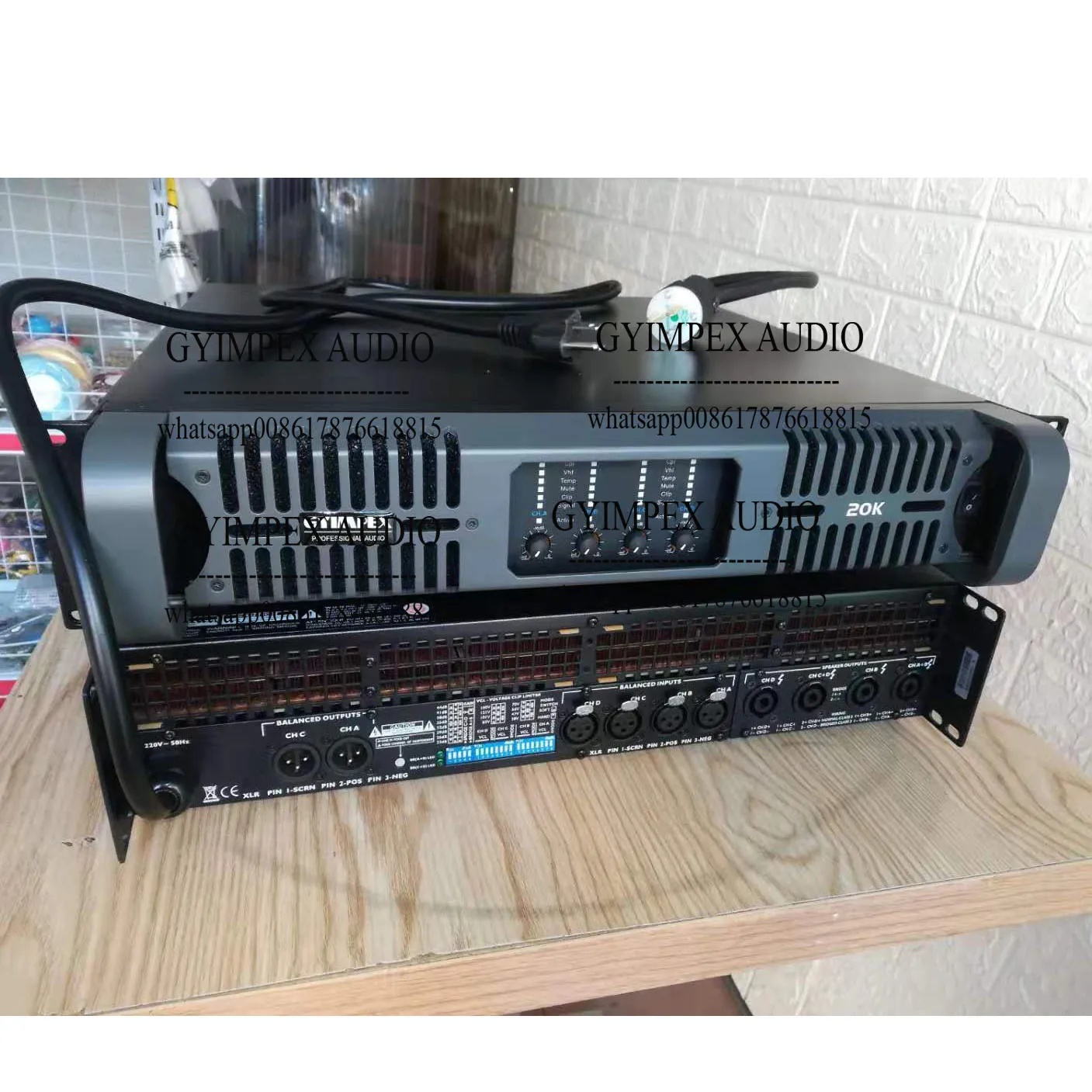 4 Channel Professional Amplifier Hot Selling High Power 8 Ohm 2200w ...