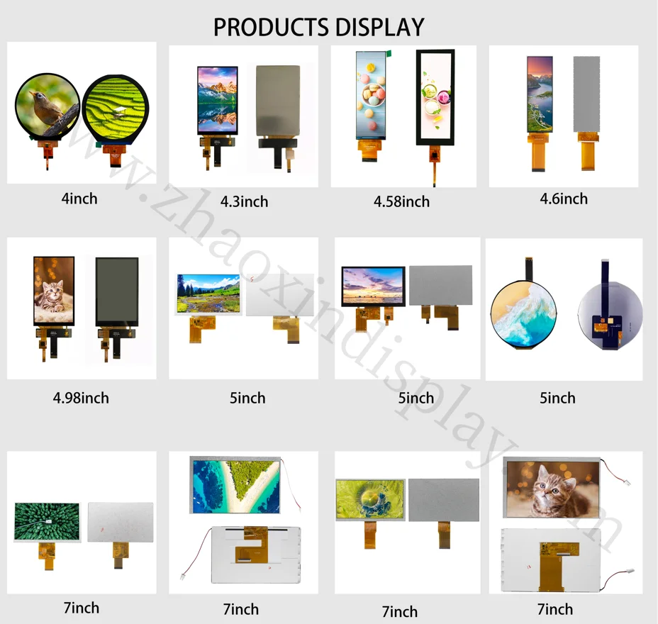 7 Inch Tft Screen 1024x600 Tft Lcd Display Capacitive Touch Screen ...