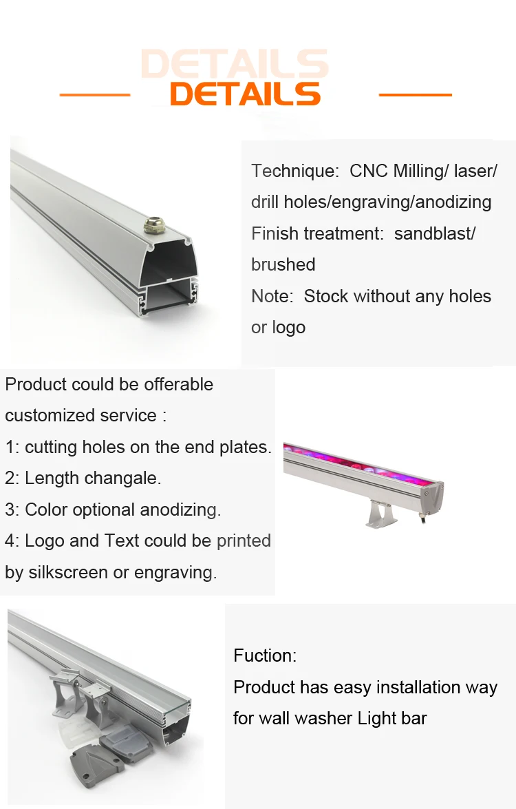 Led Wash Wall Light Heat Sink Manufacturer Aluminum Heatsink Outdoor ...