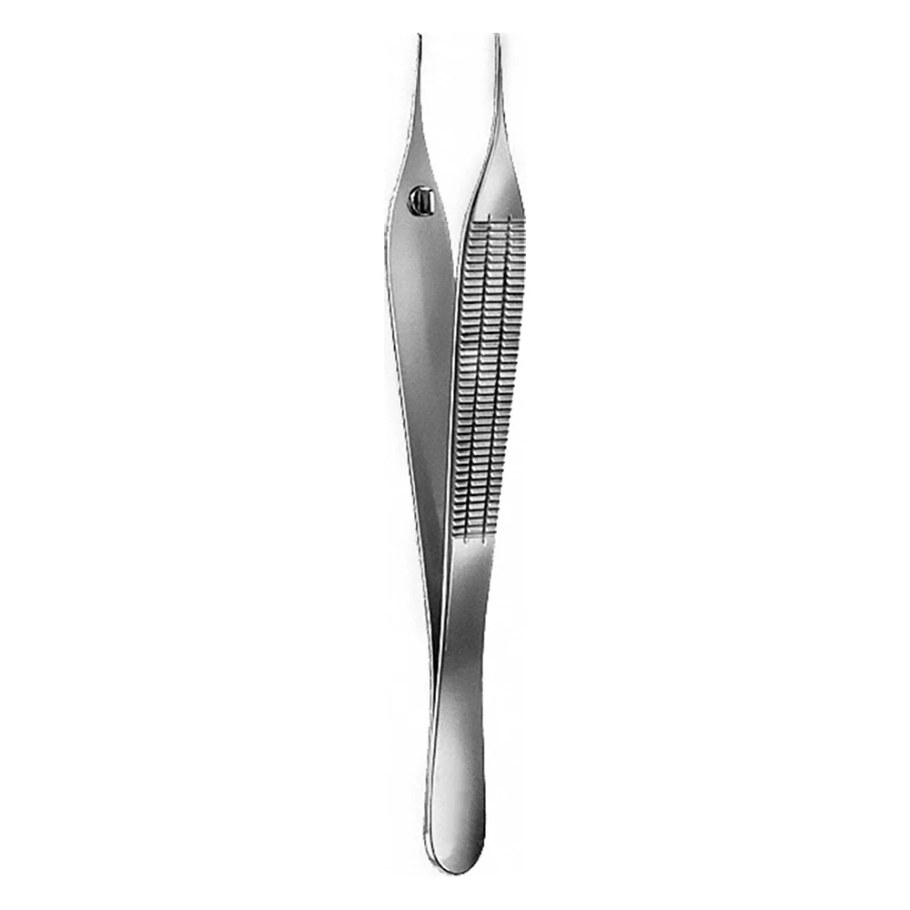 Adson Biemer Micro Tissue Forceps Straight Toothed 1x2 120 Mm 4.34 ...
