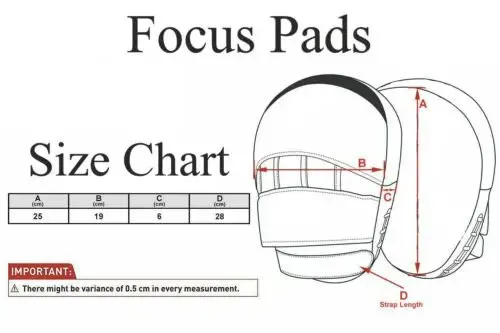 Training Boxing Punching Adjustable Strap Focus Pad Breathable High ...