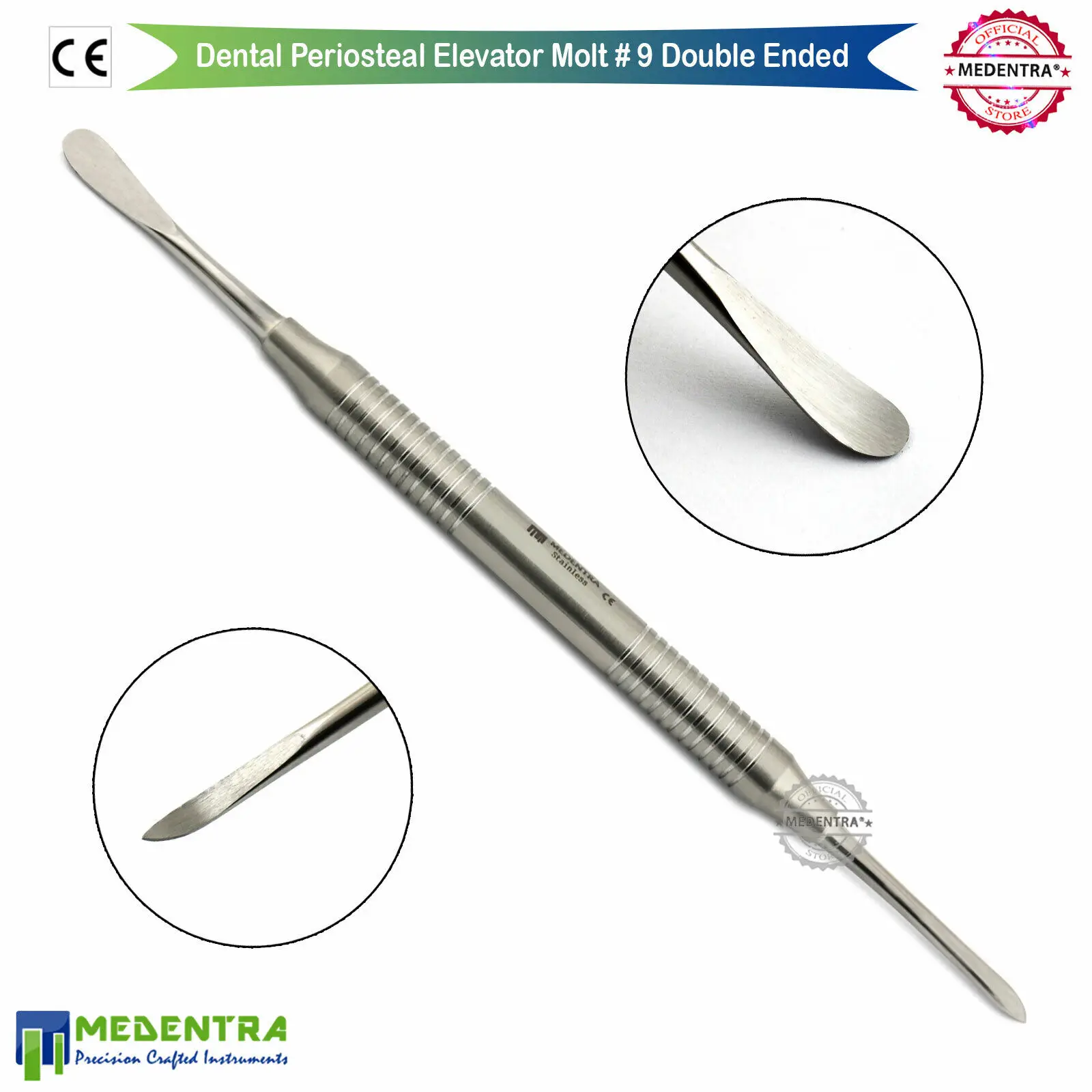 Premium Dental Periosteal Elevators - Medentra & Custom