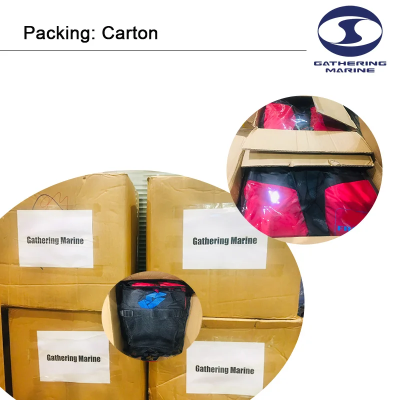 60g CO2 Gas Cylinder Inflatable Life Vest with CCS/EC Certification