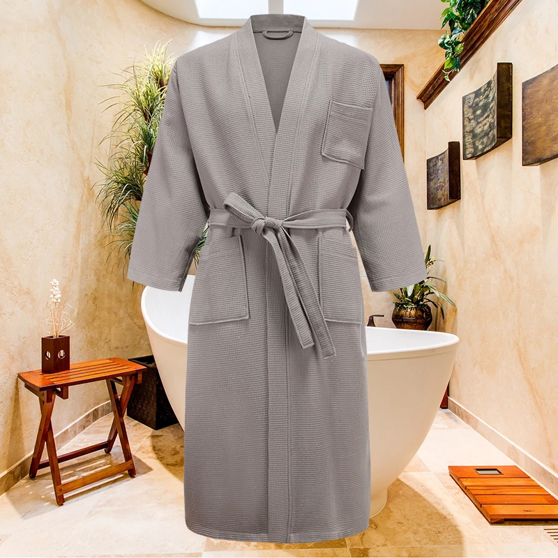 High Quality Custom Logo Couples Bathrobe Luxury Men Bath Towel Adult ...