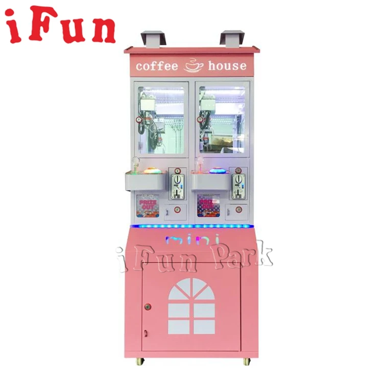 Token Coin Operated Mini Crane Machine - Fun for 2 Players