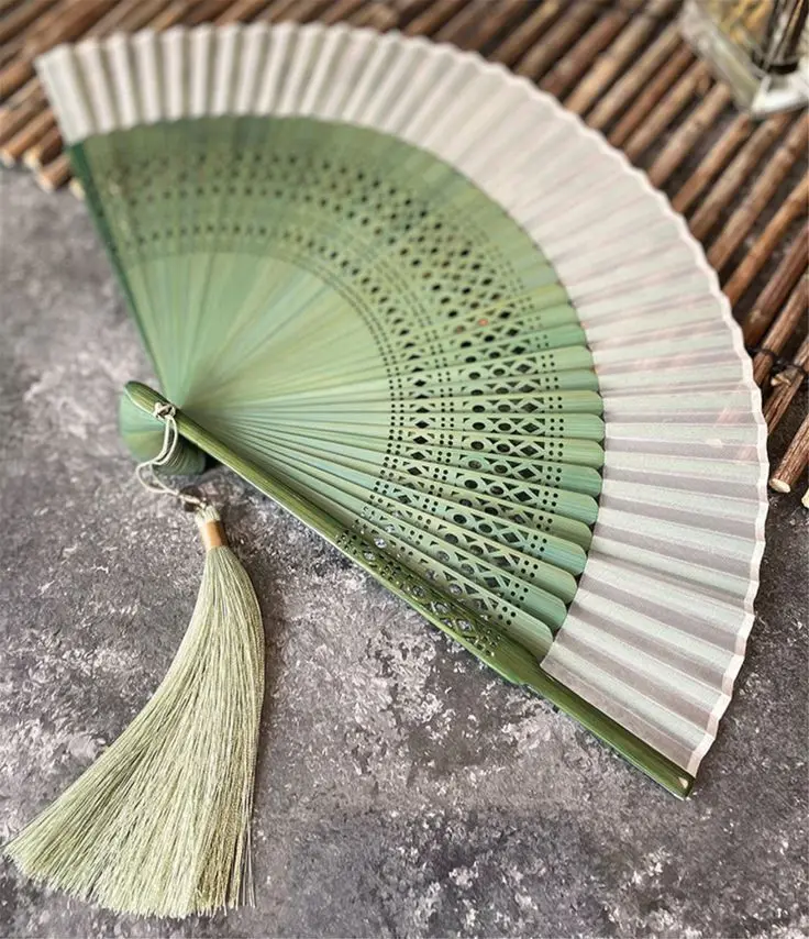 Customizable Bamboo Folding Hand Fans: Flat Design - Wholesale Bulk ...