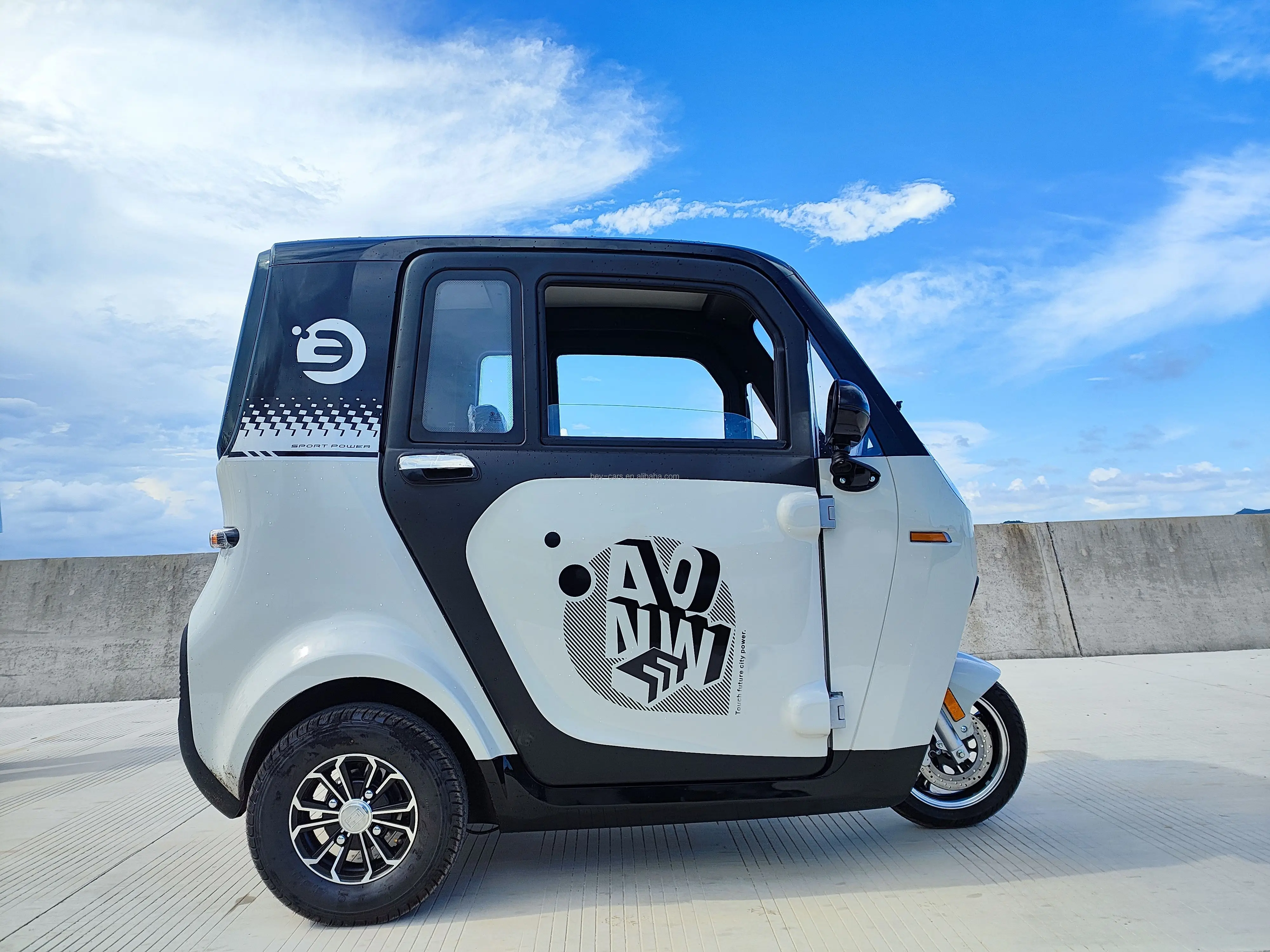 Eec Coc L2e Enclosed Electric Tricycle Electric Passenger Trike For Adult - Buy Eec L2e Electric ...