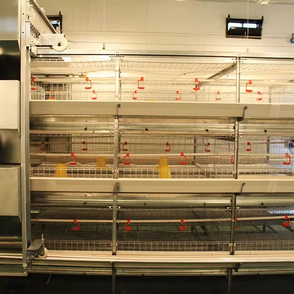 Automatic Broiler Chicken Battery Cage Hot galvanized Chicken Cage H ...