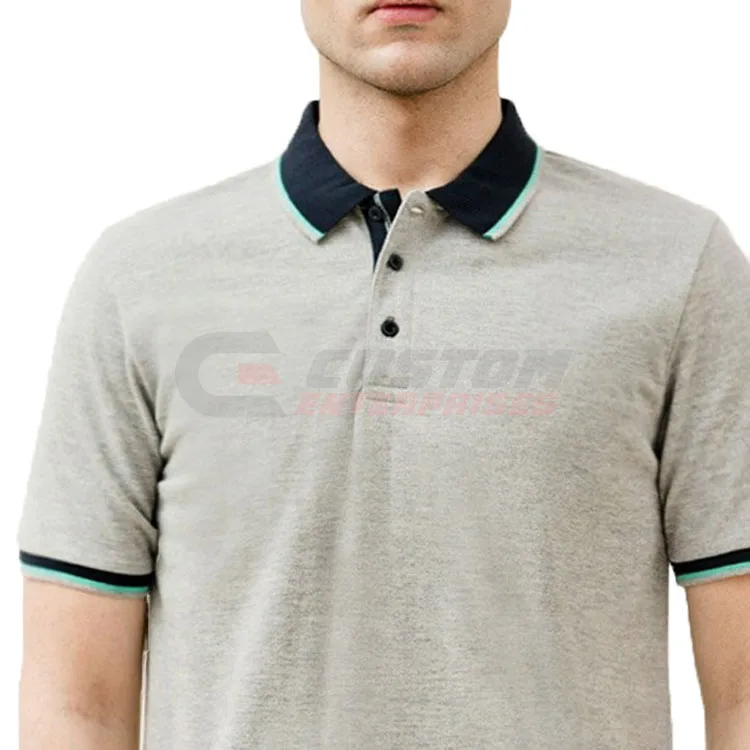 High Quality Polo Shirt New Fashion Design Two Color Combination Polo ...