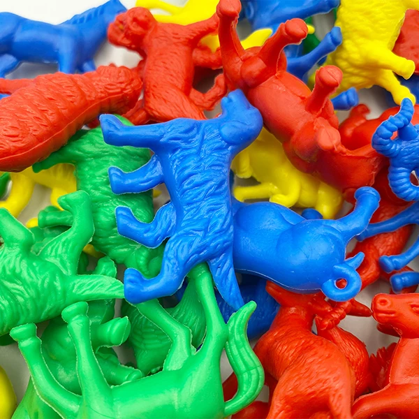192 Pcs Farm Animals Plastic Counters for Math Learning