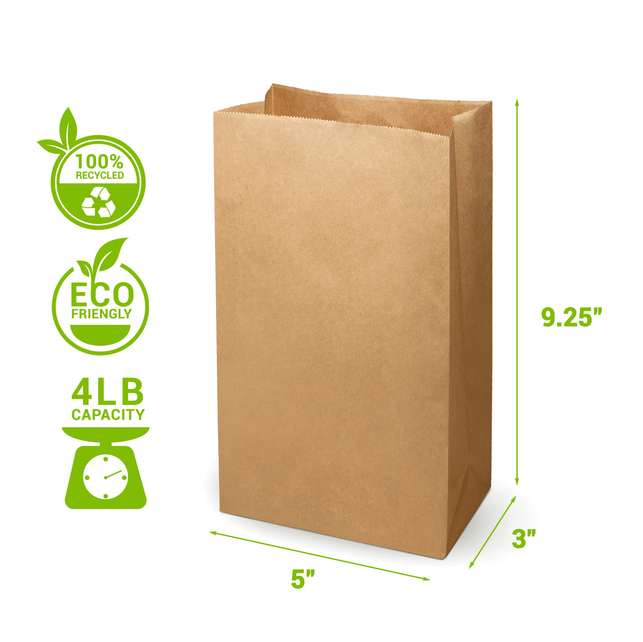 Bread Paper Bags Kraft - Buy Paper Bags,Lunch Bag,Kraft Paper Bags ...