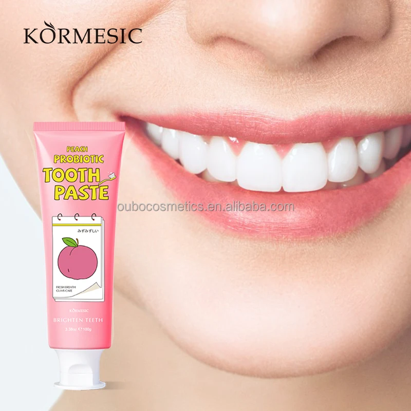 KORMESIC Natural Bamboo Whitening Toothpaste with Probiotics
