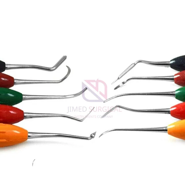 Lm Dental Composite Filling Instruments Set Of 5 With Silicon Handle By ...