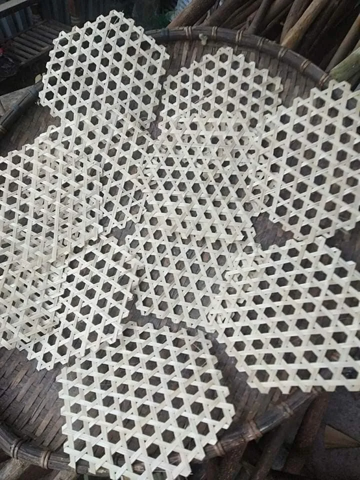 Bamboo Webbing Bambu Mesh Panel Woven Mat for Ceiling Decor