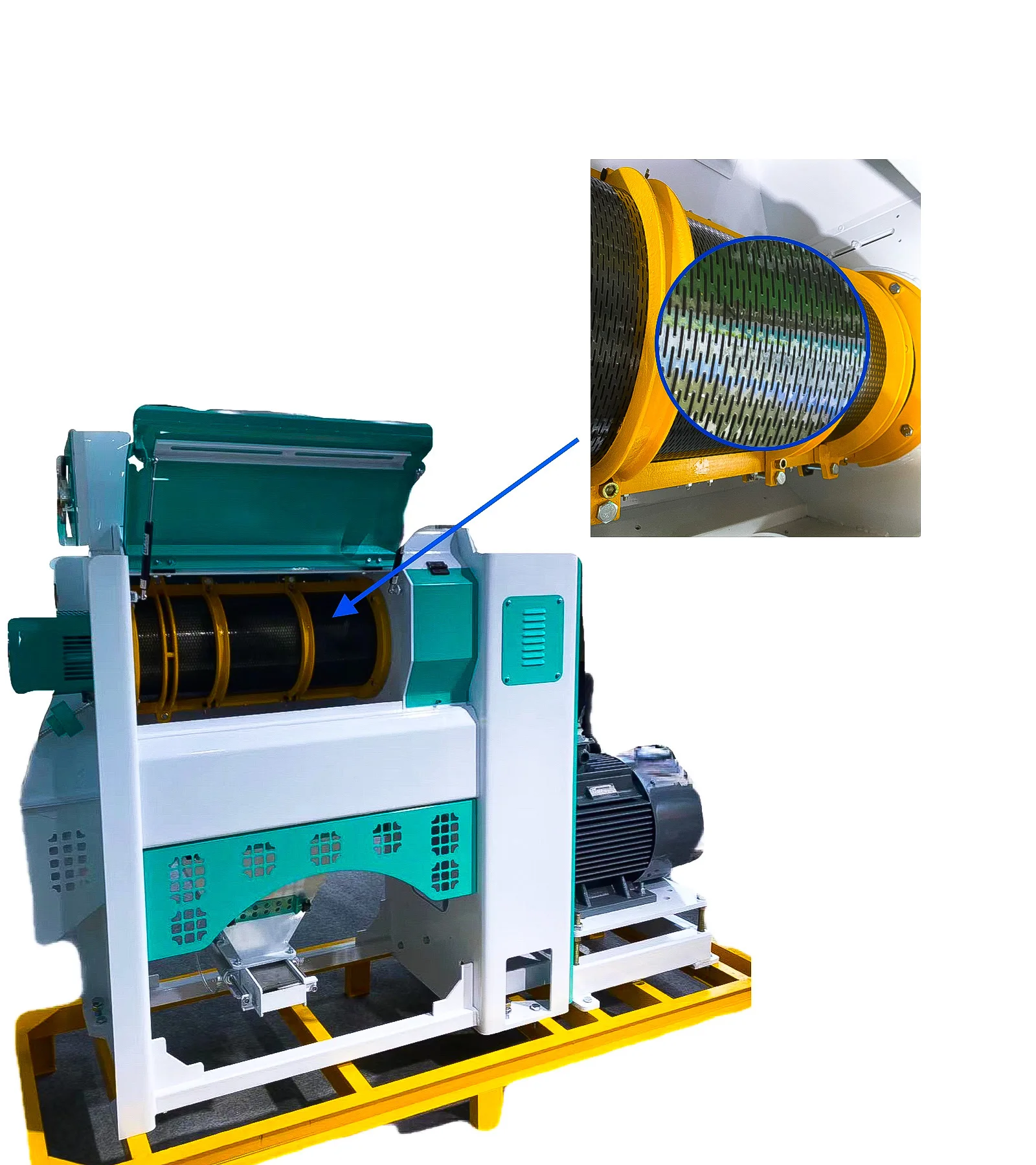 White Rice Processing New Galvanized Hexagonal Octagonal Rice Mill ...