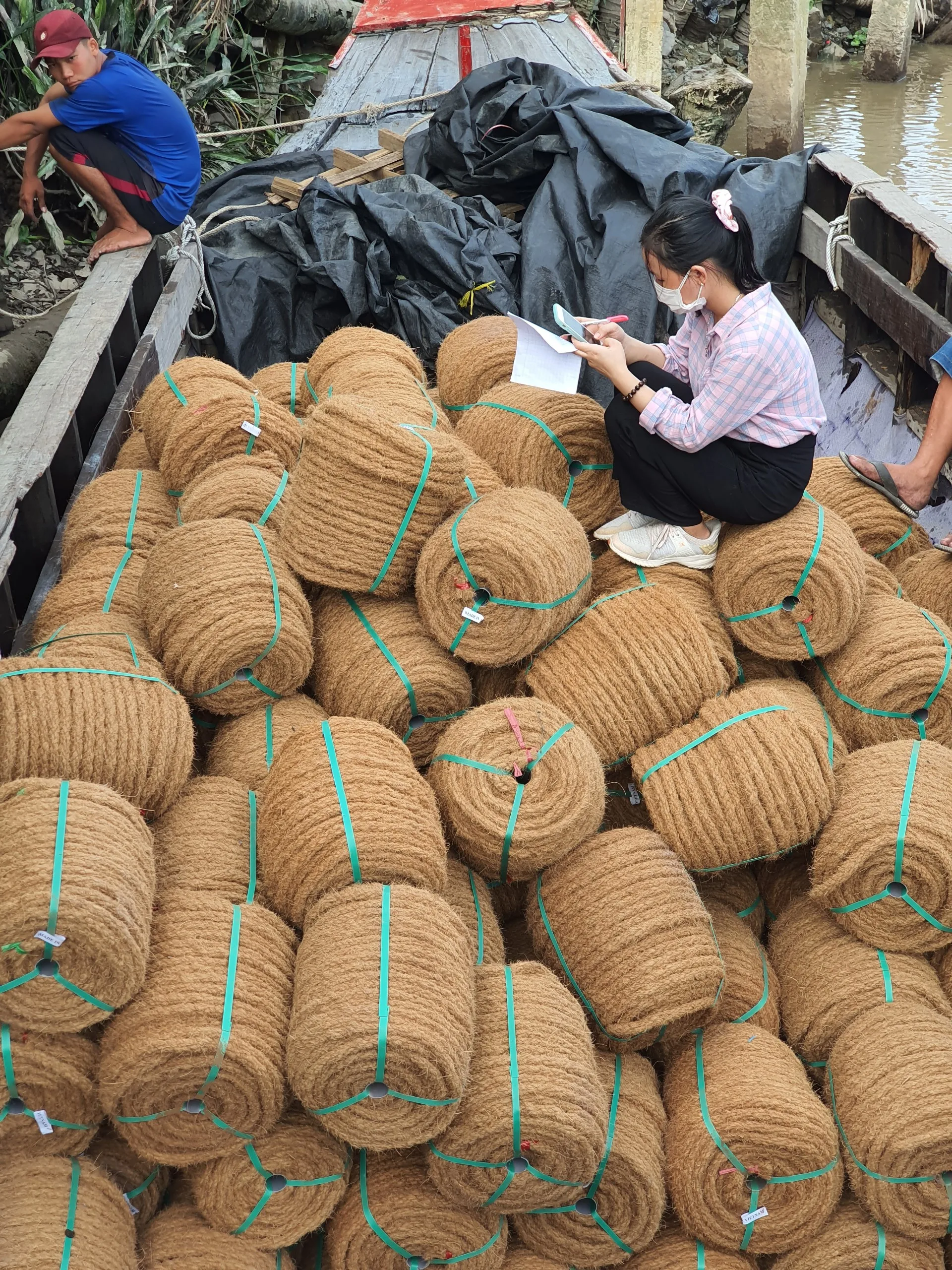 Twisted Coir Rope (curled Coir) In Bulk From Vietnamese Factory - Buy ...