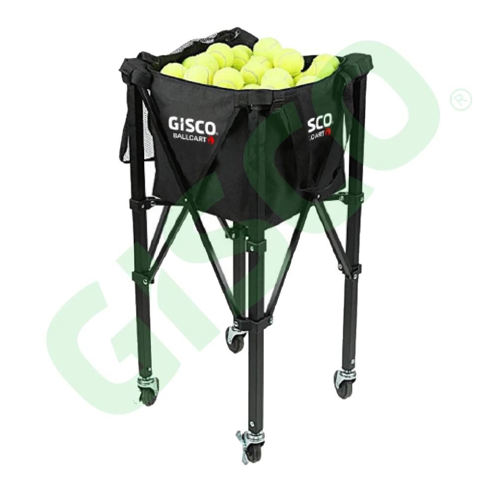 Portable Tennis Ball Cart With Wheels For Lawn Tennis - Buy Tennis Ball ...