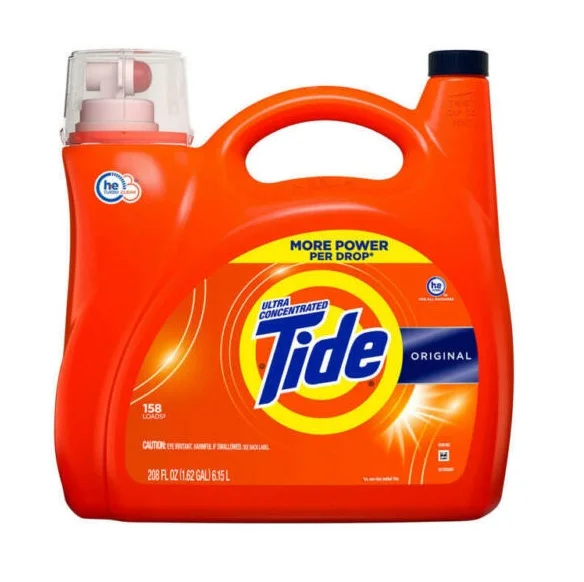 Tide Ultra Concentrated Liquid Laundry Detergent Original 158 Loads ...