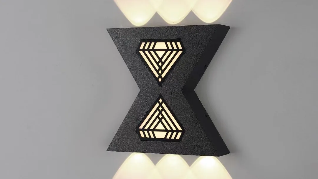 Led Duvar Işık 6w 8w Bahçe Duvar Lambası Ip65 Açık Hava Aydınlatması ...