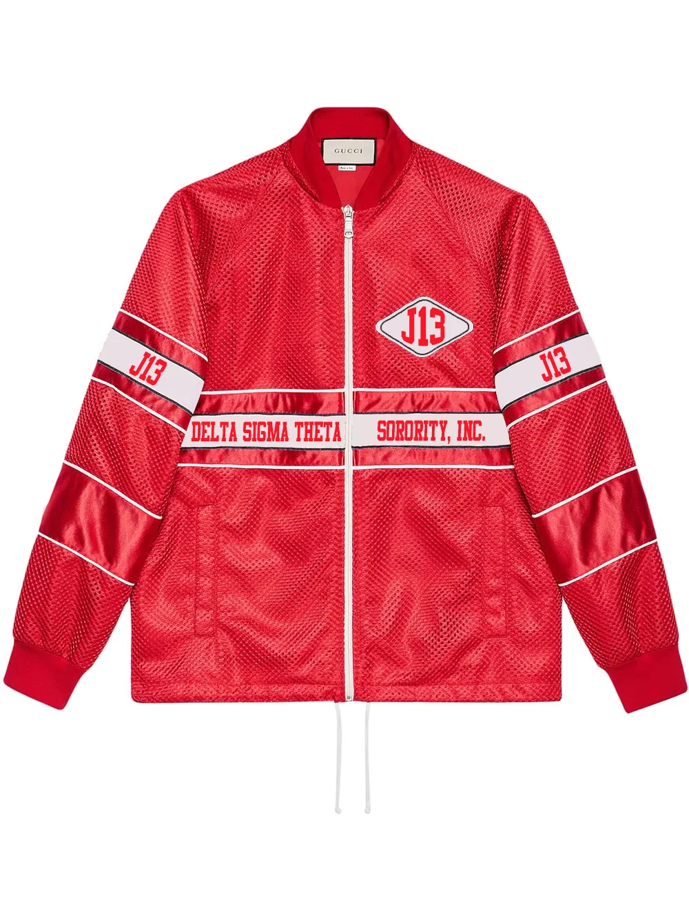 J13 Delta Sigma Theta Dst Panel Mesh Jacket - Buy J13 Delta Sigma Theta ...