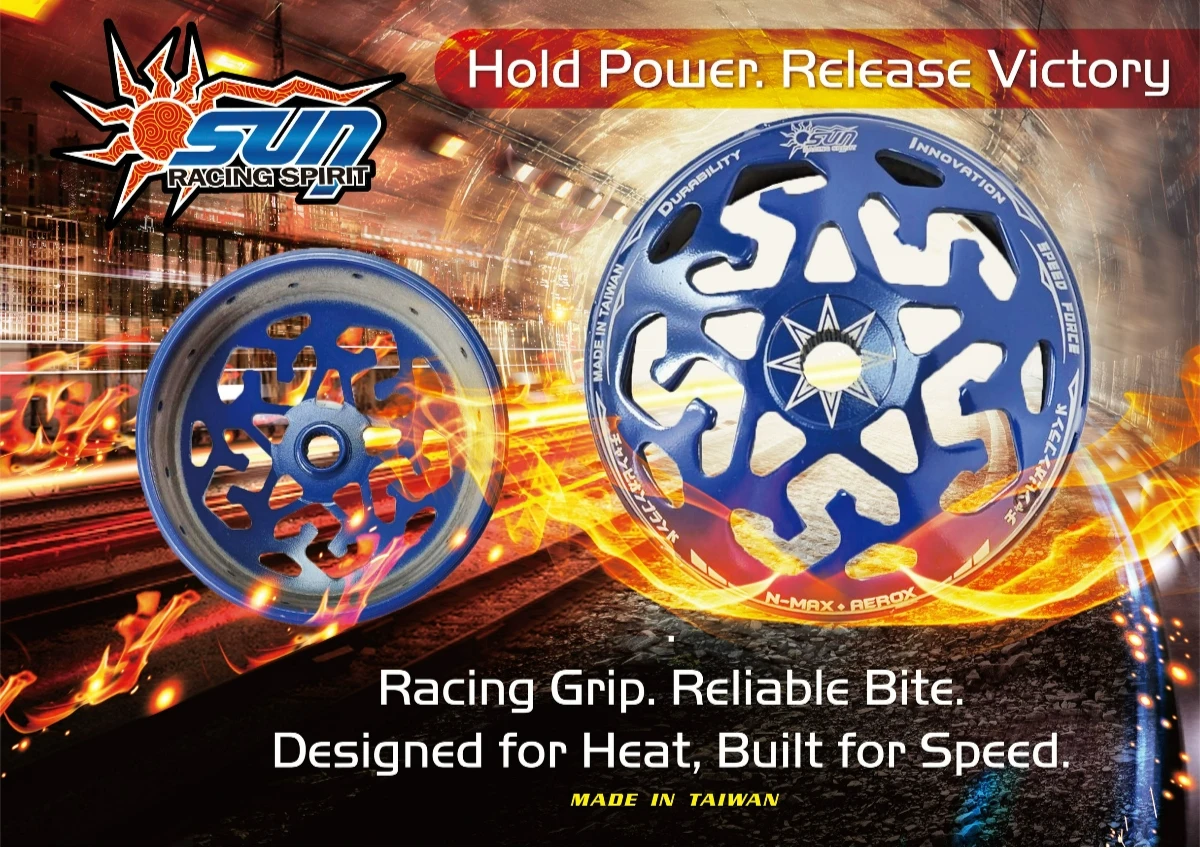 SUN Racing MIO100 Taiwan Retrofit CVT System - Durable Rollers