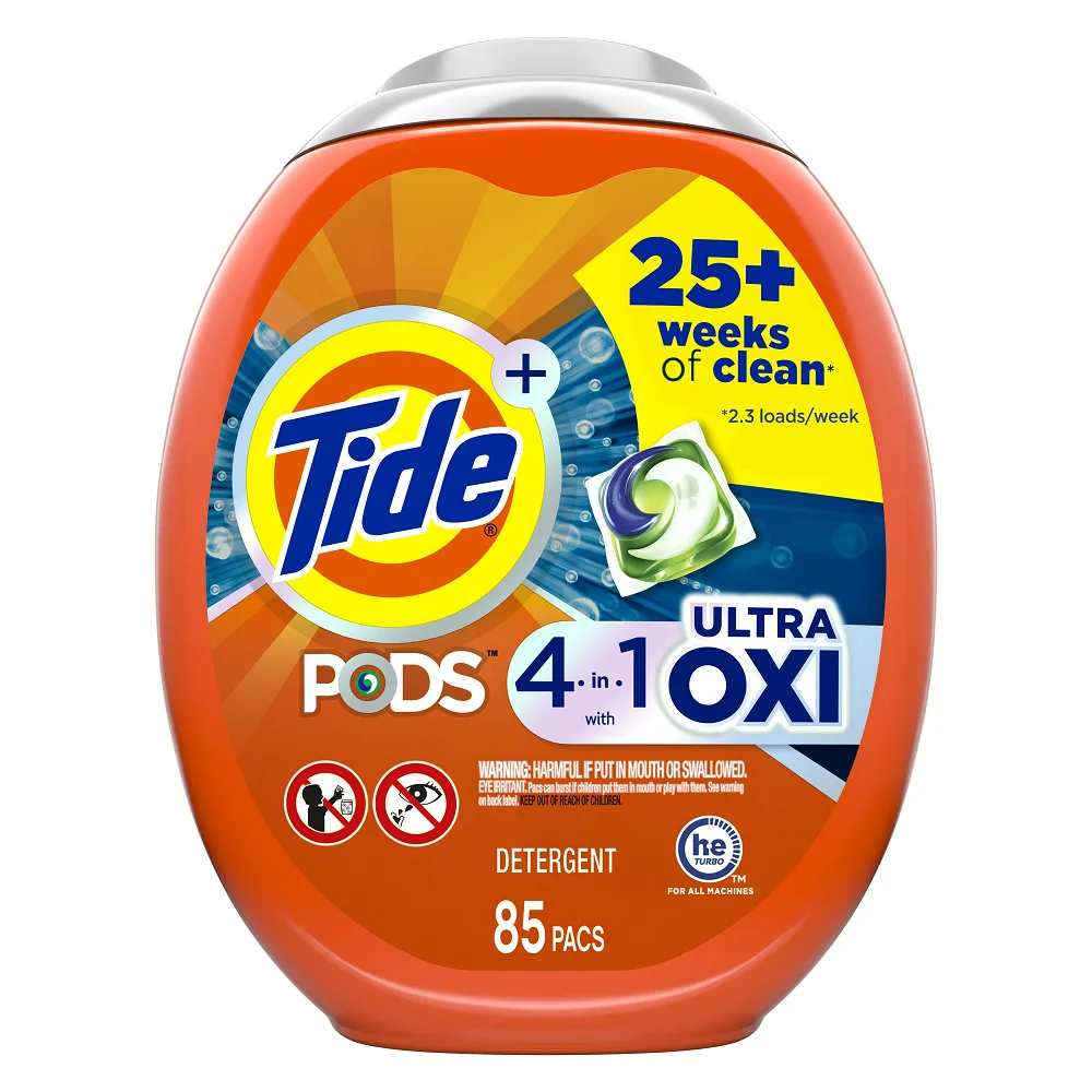 Tide PODS Ultra OXI - Sustainable Detergent for Carpets & Clothes