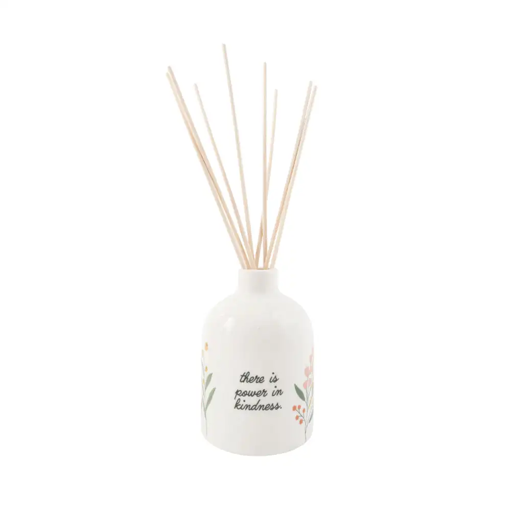 K&Co. Wild Flower Collection Ceramic Diffuser-KINDNESS Reed Diffuser ...
