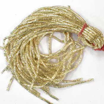 Check Purl Gold Round Bullion Hand Embroidery French Fine Indian Wire ...