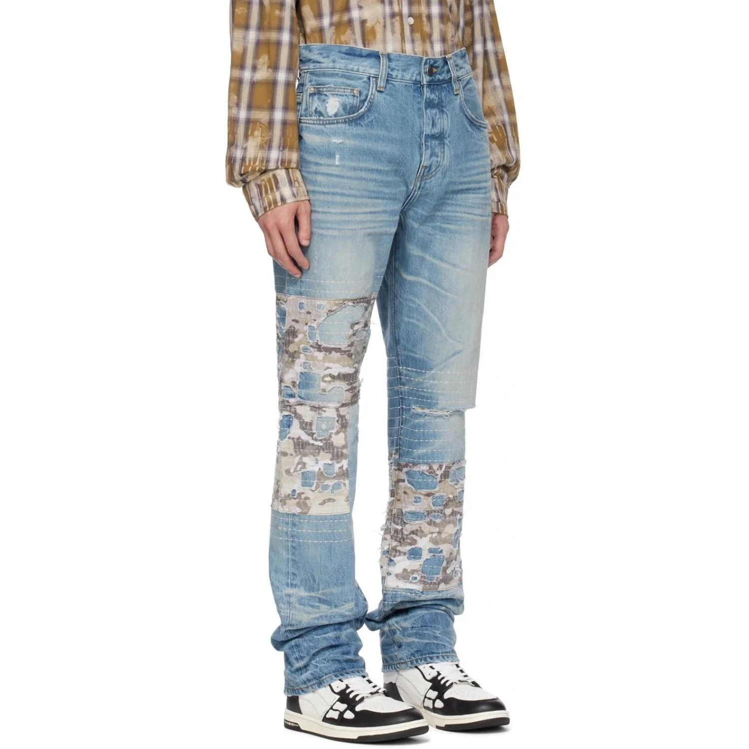 Sense Customized Heavy Distressed Repaired Boro Kapital Men Denim Jeans ...