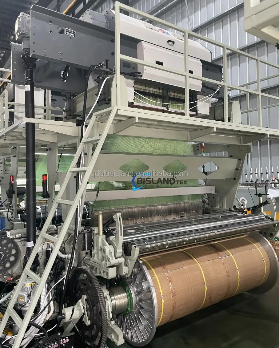 Woven Label Machine - High-Speed Textile Loom with Jacquard