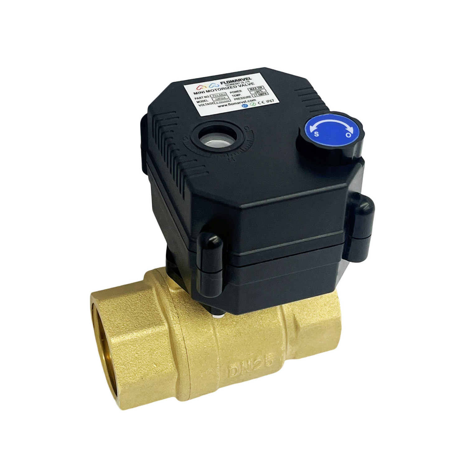 Mini Motorized Valve 12v Electric Actuator Auto Shut Off Water Ball ...