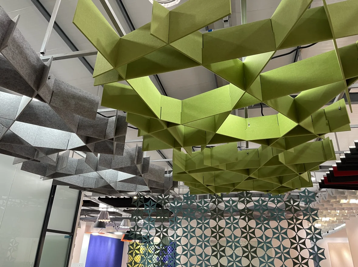 Pet Felt Irregular Acoustic Ceiling Panel Modules - Buy Polyester Fiber ...